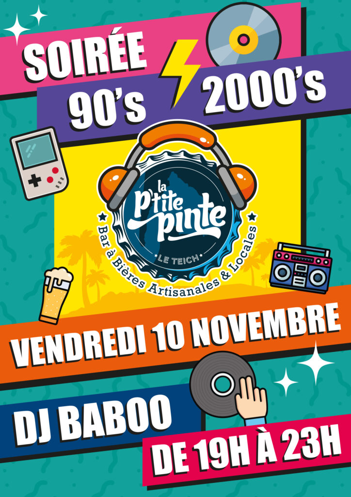 Soirée Années 90s-2000s - La P'tite Pinte